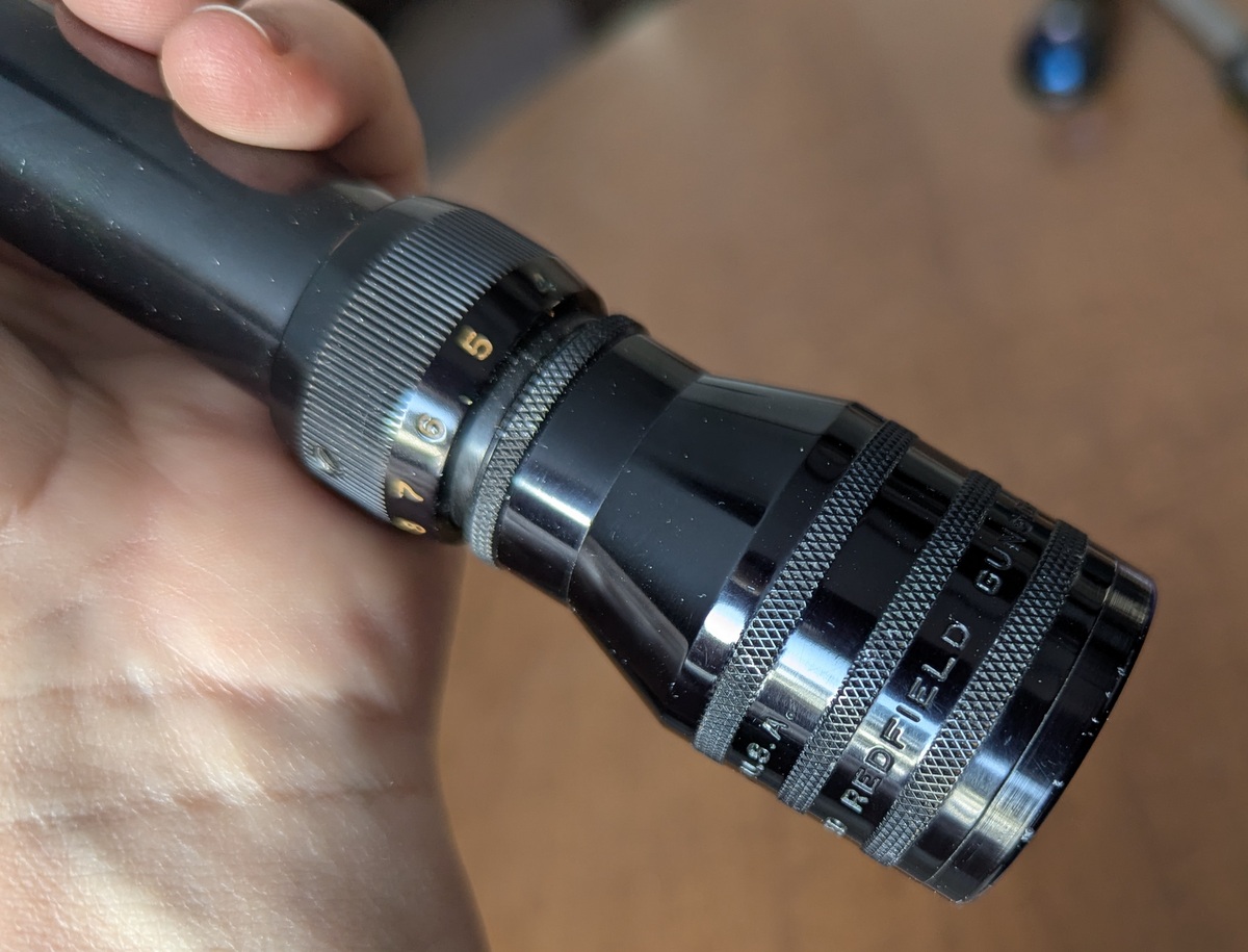 FS: Redfield traditional 3x9 rifle scope - dot reduced - 24hourcampfire